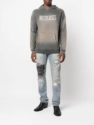 Alchemist Distressed-effect Straight-leg Jeans
