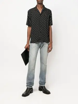 Saint Laurent Mid-rise Straight Jeans