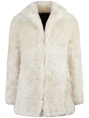RtA Kate Faux-fur Coat - White