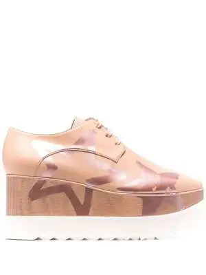 Stella McCartney Elyse Star-print Platform Shoes - Pink