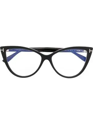 TOM FORD Cat-eye Frame Glasses - Black