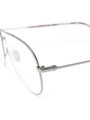 TOM FORD Double-bridge Aviator Glasses - Silver