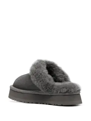 UGG Disquette Shearling Platform Slippers