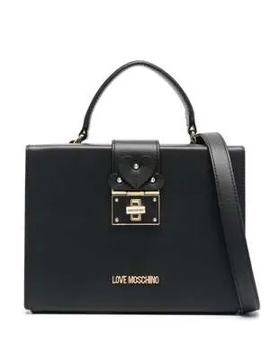 Moschino Heart-motif Tote Bag - Black