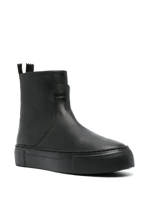 Agl Meghan Leather Ankle Boots - Black