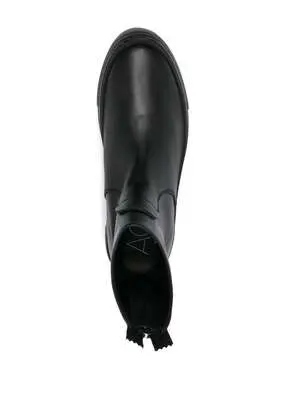 Agl Meghan Leather Ankle Boots - Black