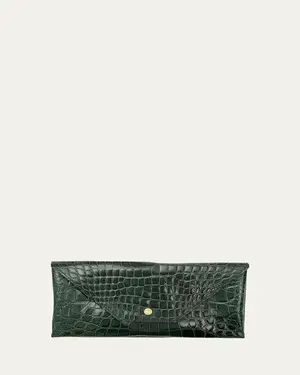 ABAS Envelope Alligator Travel Organizer - Hunter Green