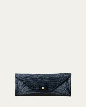 ABAS Envelope Alligator Travel Organizer Navy