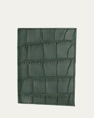 ABAS Alligator Passport Booklet Green