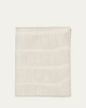 ABAS Alligator Passport Booklet White
