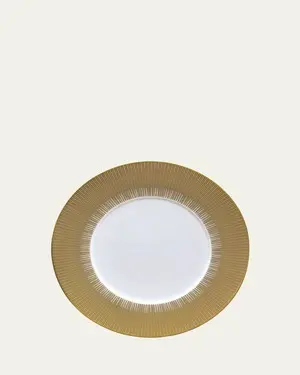 Bernardaud Sol Service Plate White Gold
