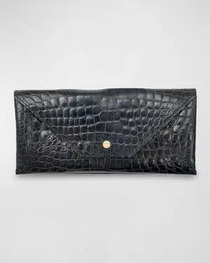 ABAS Envelope Alligator Travel Organizer Deep Navy