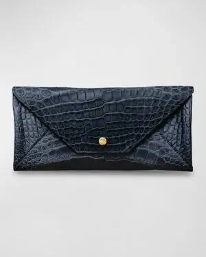 ABAS Envelope Alligator Travel Organizer Navy