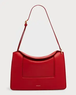 WANDLER Penelope Micro Leather Shoulder Bag - Rhum