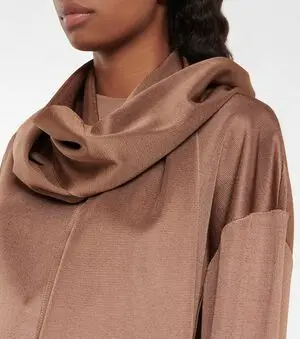 Alaïa Embroidered Scarf - Beige