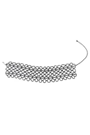 KENNETH JAY LANE Gunmetal-plated Choker Necklace - Natural