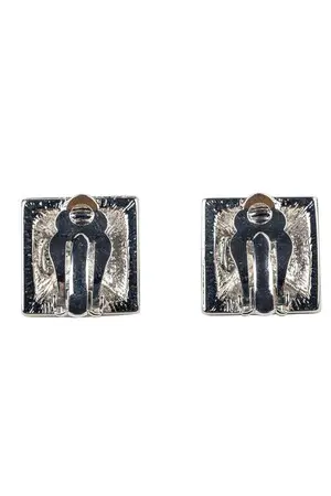 KENNETH JAY LANE Pyramid Clip-on Earrings