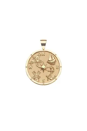 JANE WIN The Hamptons Jw Original Pendant Coin