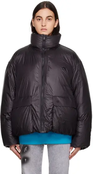 ADER ERROR ADER Error Print Down Jacket - Black