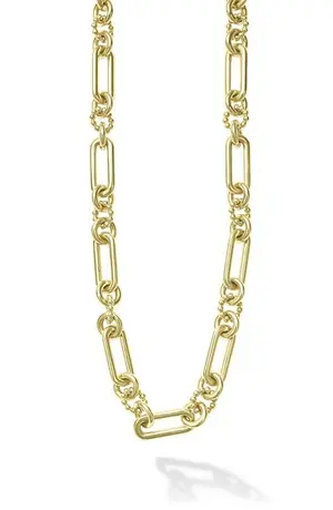 LAGOS LAGOS Signature Caviar Fluted Link Toggle Necklace