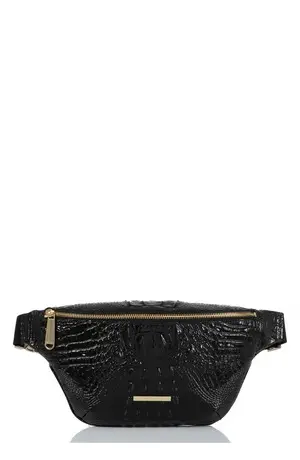 Brahmin Croc Embossed Leather Harker Belt Bag