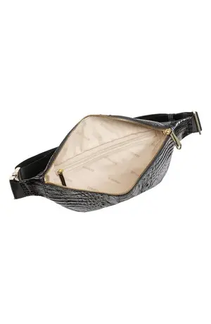 Brahmin Croc Embossed Leather Harker Belt Bag