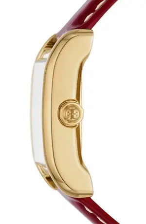Tory Burch The Eleanor Leather Band Watch