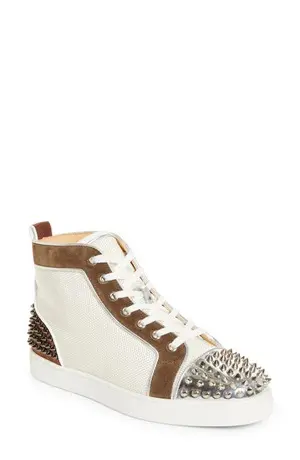 CHRISTIAN LOUBOUTIN Lou Spikes 2 High Top Sneaker