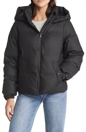 Vero Moda Noe Hooded Puffer Coat - Black