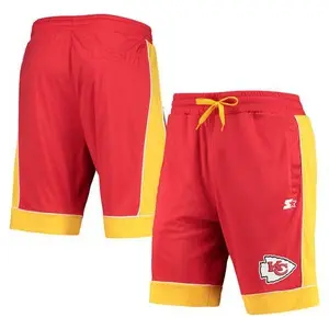 STARTER Kansas City Chiefs Fan Favorite Fashion Shorts - Red