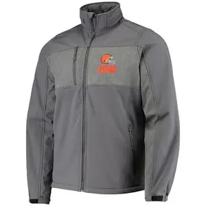 DUNBROOKE Cleveland Browns Circle Zephyr Softshell Full-zip Jacket