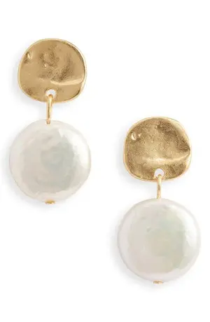 Karine Sultan Pearl Earrings
