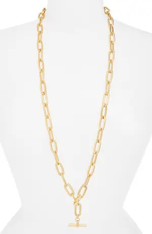 KARINE SULTAN Long Link Necklace - Gold