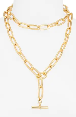 KARINE SULTAN Long Link Necklace