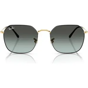 Ray-ban 55mm Geometric Sunglasses - Black Gradient