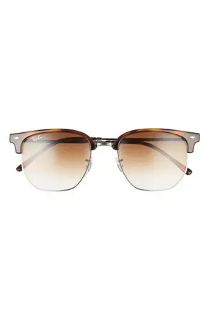 Ray-ban Clubmaster 53mm Square Sunglasses - Havana