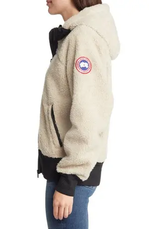 Canada Goose Simcoe Fleece Zip-up Hooded Jacket - Light Tan-tan Clair
