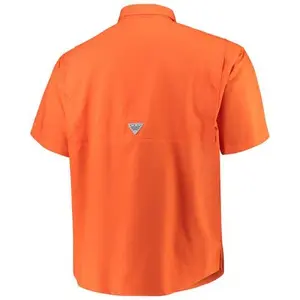 Columbia Clemson Tigers Big & Tall Collegiate Tamiami Button-down Shirt
