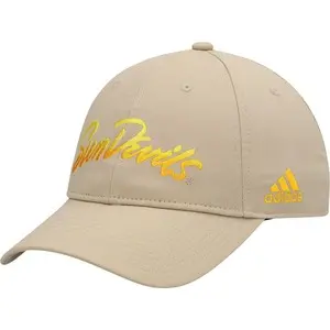 Adidas Arizona State Sun Devils Rising Devils Slouch Adjustable Hat - Khaki
