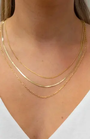 Argento Vivo Mixed Chain Necklace