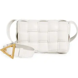 BOTTEGA VENETA Bottega Veneta Small Padded Cassette Intrecciato Leather Crossbody Bag