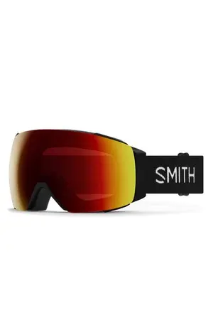 SMITH I/o Mag™ 154mm Snow Goggles - Black/chromapop Sun Red