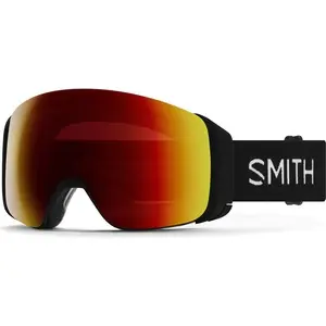 SMITH 4D MAG 184mm Snow Goggles Black/chromapop Sun Red