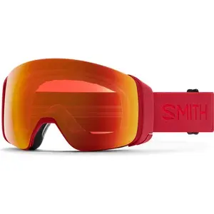 SMITH 4D MAG 184mm Snow Goggles Crimson /everyday Red Mirror