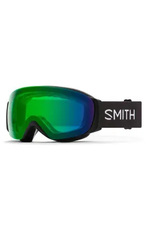 SMITH Smith I/o Mag™ 164mm Snow Goggles Black/chromapop Green Mirror