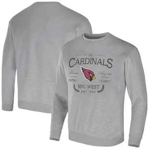 NFL X DARIUS RUCKER Collection Fanatics Arizona Cardinals Pullover Sweatshirt - Heather Gray