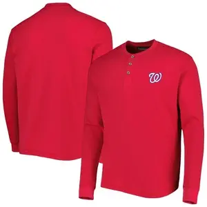 DUNBROOKE Washington Nationals Maverick Long Sleeve T-shirt - Red