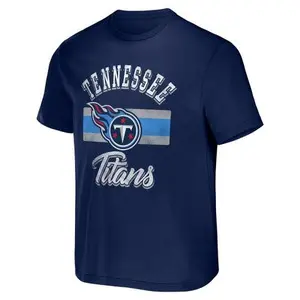 NFL X DARIUS RUCKER Collection Fanatics Tennessee Titans Stripe T-shirt - Navy