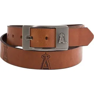 EAGLES WINGS Los Angeles Angels Leather Belt - Brown
