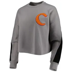 GAMEDAY COUTURE Clemson Tigers Colorblock Pullover Sweatshirt